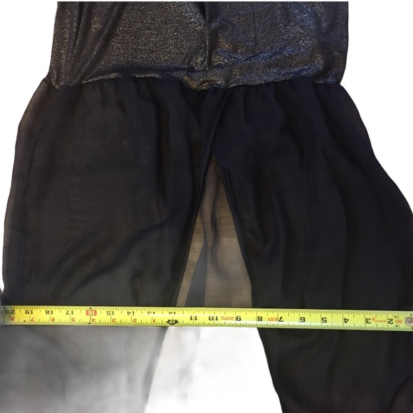 Yandy | Dresses | Yandy Black Chiffon Seethrough Short Dress | Poshmark